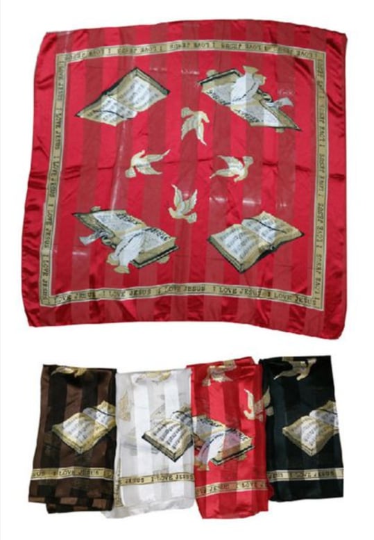 I Love Jesus Scarf - White – Word Up Jewel's & Accessories Boutique