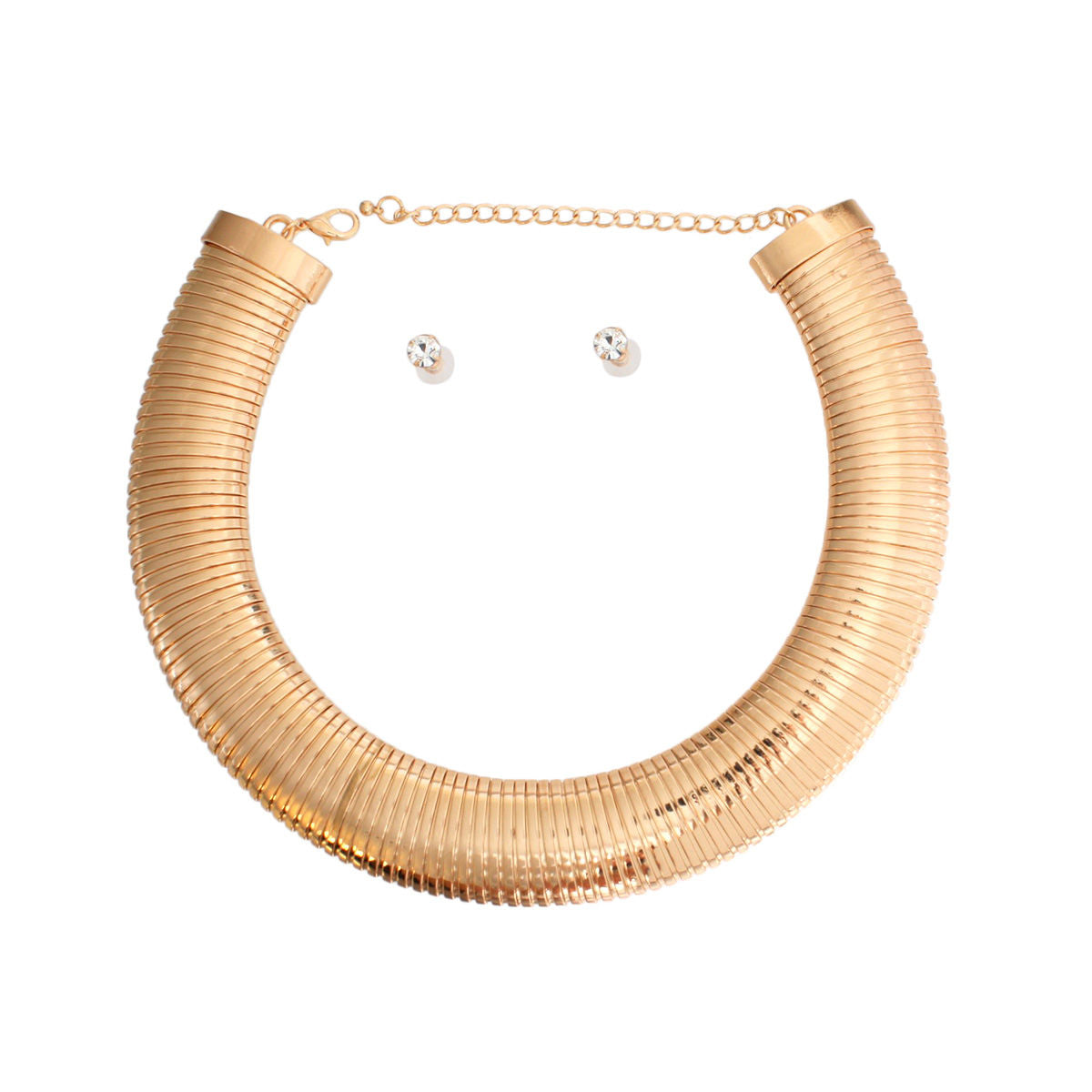Gold Metal Flex Armor Collar Set – Word Up Jewel's & Accessories Boutique