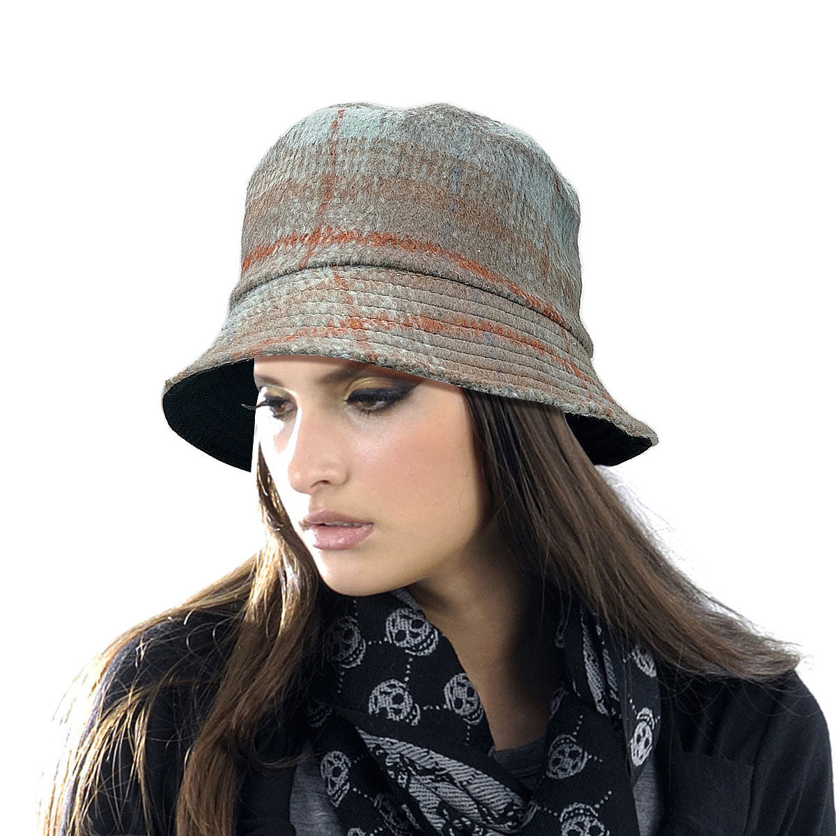 Blue Signature Plaid Bucket Hat – Word Up Jewel's & Accessories Boutique