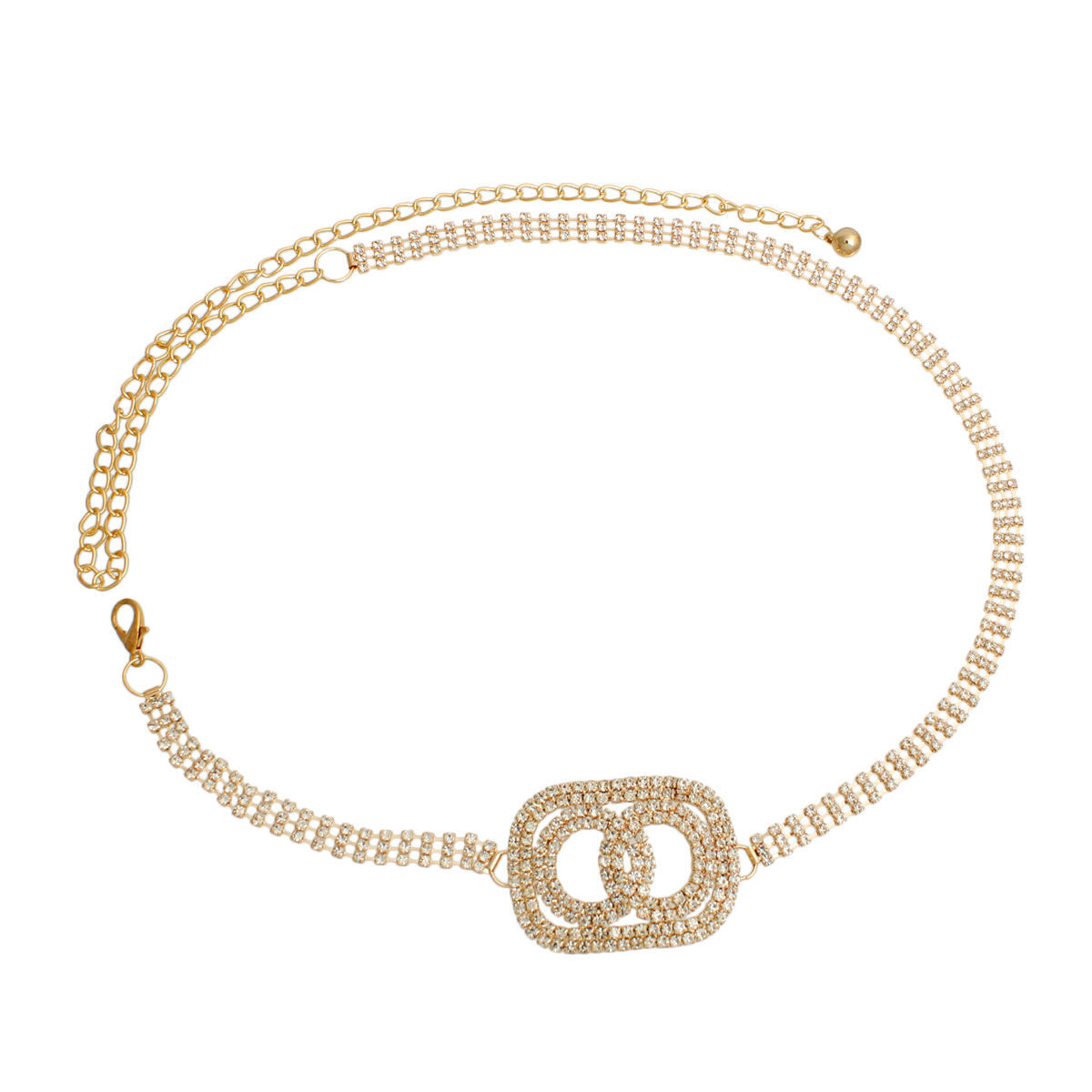 Gold Embellished Infinity Link Chain Belt – Word Up Jewel's ...